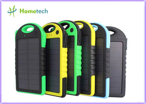 Solar Lipstick Power Bank / Charger External Battery Dual USB Port