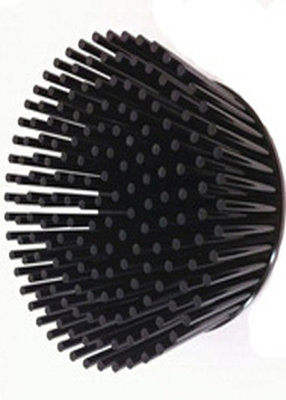 Alloy Round Black Aluminum Heat Sinks For Electronics / LED Light