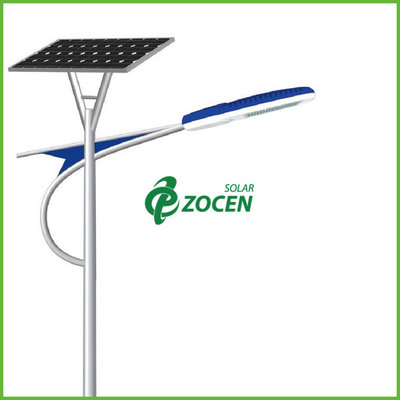 Pure White Solar Powered Street Lighting , IP68 30w Led Street Lamp