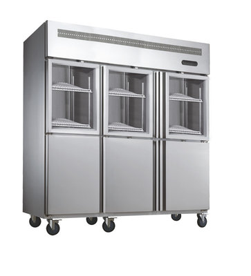 Hotel / Kitchen Commercial Upright Freezer With Air Cooling
