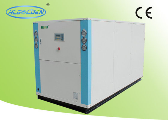 Commercial Free Standing Water Cooled Water Chiller , Blue Box Chiller