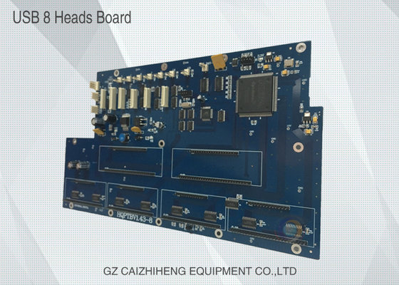 Professional Durable Laser Printer PCB Blue USB 8 Heads Headboard