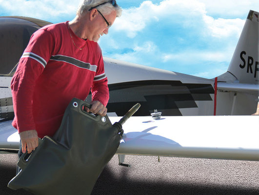Portable soft fuel tank .KSD-011. Dull green or other color