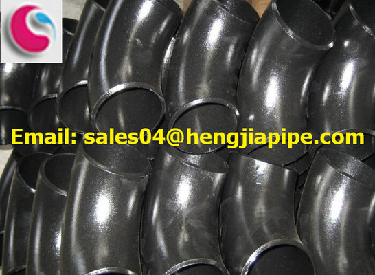 black steel seamless elbow