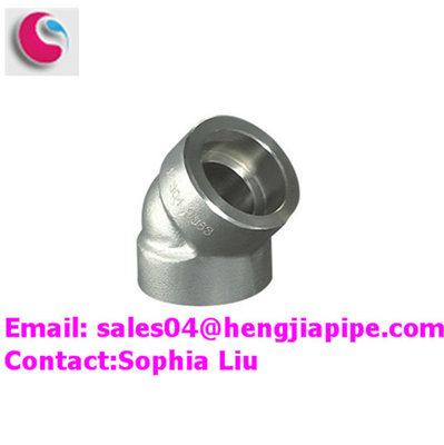A105 socket welded 45deg elbow