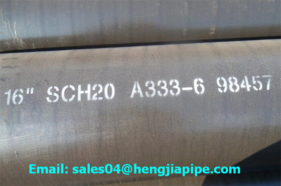 A333-6 Seamless pipes wall thickness SCH20
