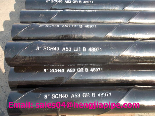 8'' SCH40 A53 GR.B seamless steel pipes