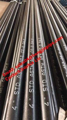 ASTM A53 Gr.B seamless pipes Bevel end SCH30 STD
