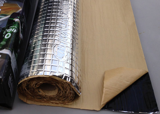 Rubber Faced AL Foil Sound Absorption Panels Machine Vibration Isolation Mat