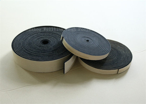 High Density Rubber Foam Tape Self Adhesive Foam Sealing Tape Good Stickiness