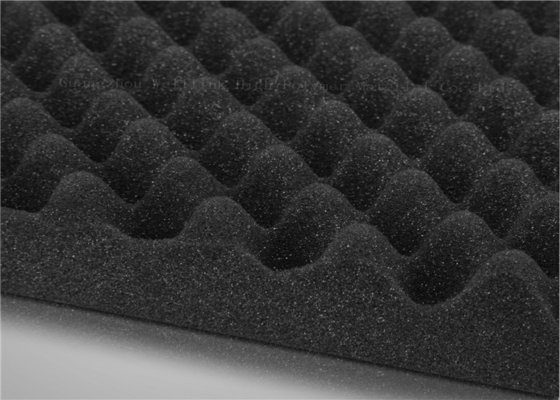 Wavy Foam Car Vibration Damping Acoustic Foam Sheets 20mm OEM Acceptable