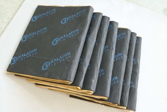 Anti Noise 7mm Black Car Sound Proof Material Aluminium Butyl EPDM Fireproof