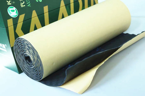 Fireproof Black Wave Sound Absorbing Mats Automotive Sound Absorbing Insulation