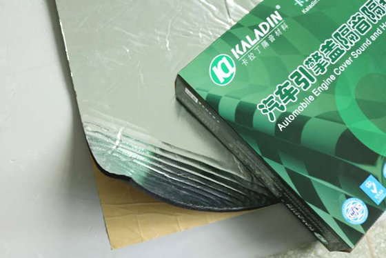 High Density Rubber Foam Car Insulation Material Engine Heat And Sound Insulation