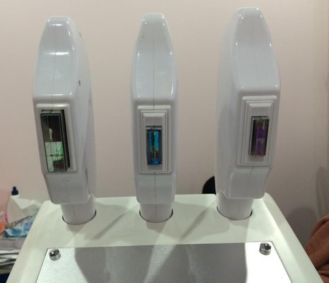 big promotion three handles IPL hair beauty machines for wrinkles and acne