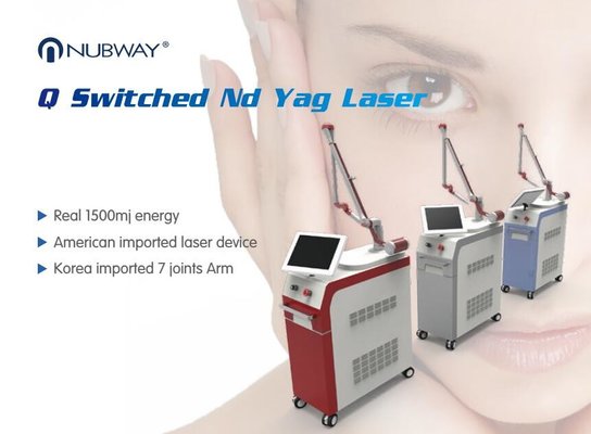 best eye line removal / laser tattoo removal machine with Q Switched ND Yag Laser for sale