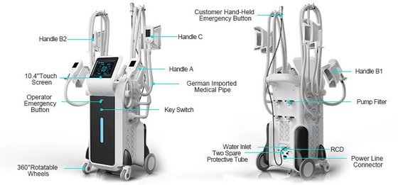 Vacuum therapy cellulite machine Cryo Cryosurgery Fat Breaking Cooling Vacuum Shaper