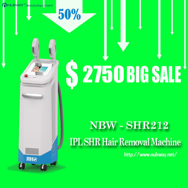 2014 big promotion!! high quality ipl shr hair removal machine hair removal permanently
