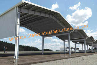 China long large span with big canopy Storage warehouse supplier