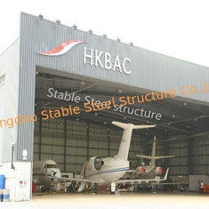 China Prefabricated Wide Span Steel Buildings for Hangar with stable steel structure supplier