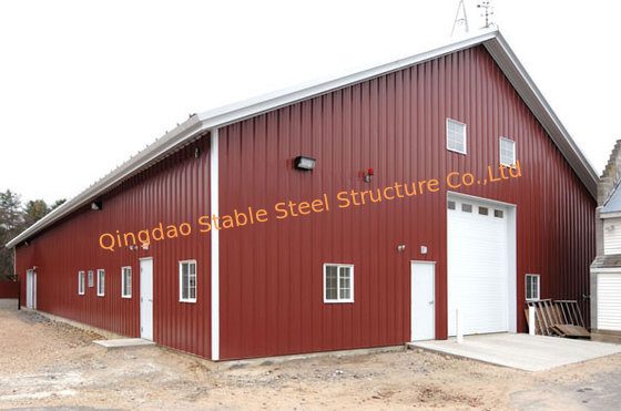 steel structure small building cheap prefab barn supplier