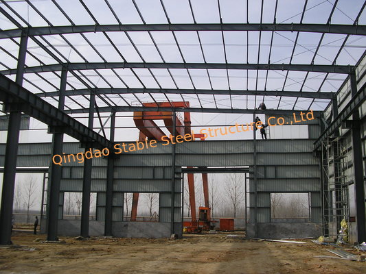 prefabricated wide span light steel structure industrial building supplier