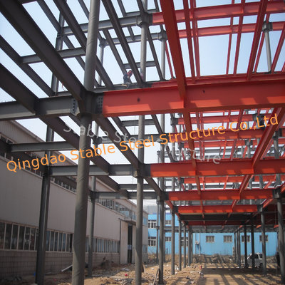 Large Span Prefabricated Structural Steel Workshop with Best Design supplier