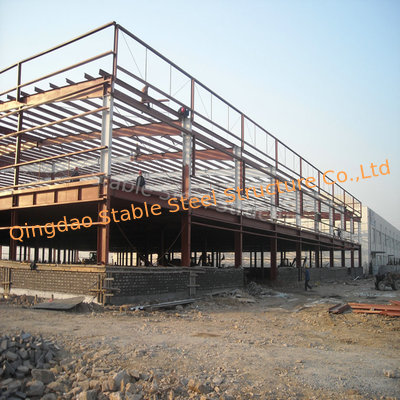Prefabricated Light Steel Structure metal Workshop with Large Span supplier
