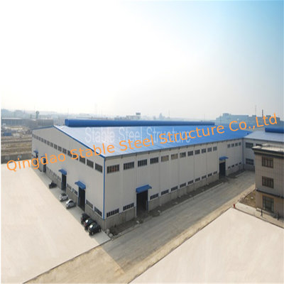 Pre Engineered Steel Frame Workshop with SGS Certificate supplier