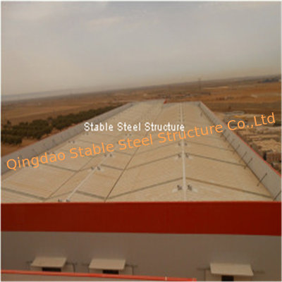 Libya Prefab Steel Structural Warehouse with Corrosion Protection supplier