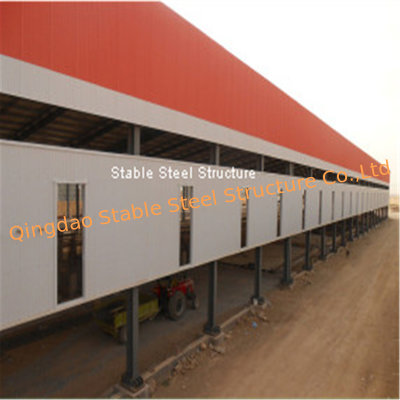 Libya Prefab Steel Structural Warehouse with Corrosion Protection supplier