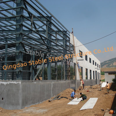 ISO Certificated Industrial Prefabricated Steel Building with Office supplier