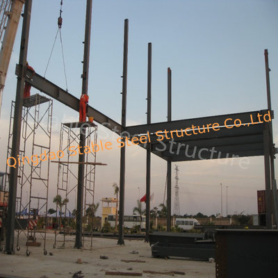 Light Steel Structure Supermarket with Modern Design and large space supplier