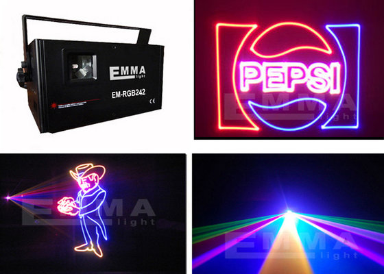 2W Ilda Rgb Laser Light ,  Full Color Animation Laser Light For Music Festival