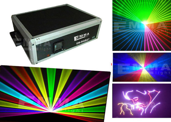 DJ Equipment 4W 4000mW PRO RGB Animation Stage Pub Show Laser Light Projector