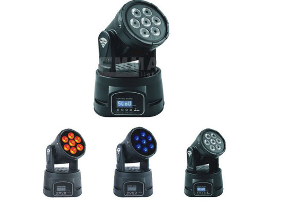 7X10W 4in1 LED Dj Moving Head Lights , Led Moving Head Spot