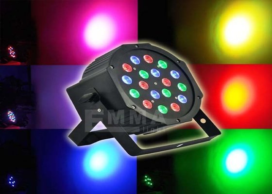 24 pcs / lot Slim Led Pars Lighting 7x12W MINI  DMX512 For Parks