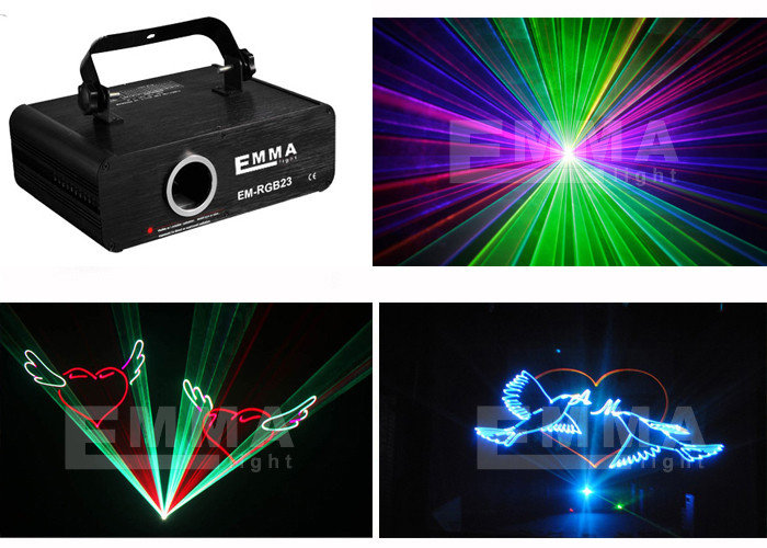 600mw Professional 3D Led Laser Lights With 4g Sd Card / Power Cable