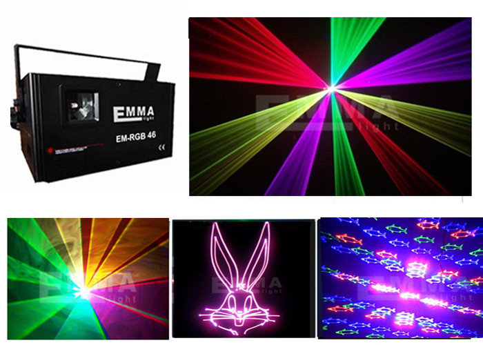 1.5W RGB Animation Laser Light DJ Stage Lighting , Cartoon Laser Light High Power