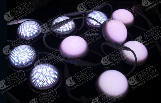 Waterproof 3W / 4.5W Stage Dia 120mm LED DMX Pixel Light With 120° Beam Angle