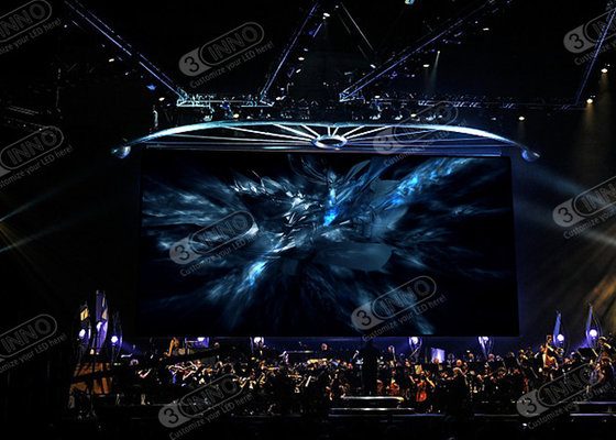 Indoor Rental LED Screen P4 Aluminum Cabinet Black Epistar High Contrast