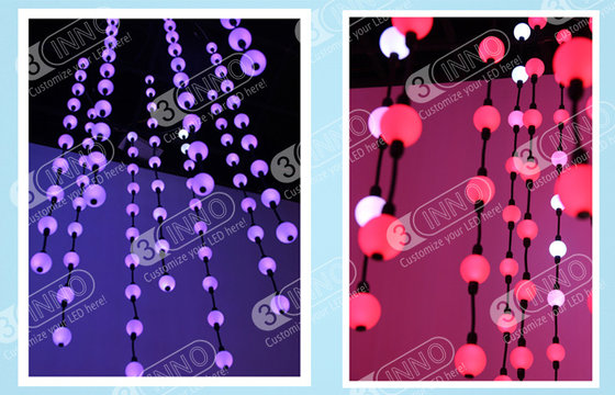 Full Color 45mm 0.9W SMD 5050 Motion Orb DMX LED Lights / Ball CE / RoHS