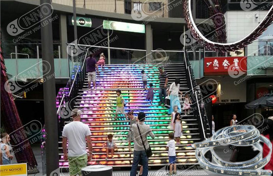 Programmable Black Flexible Strip DMX LED Lights LED DMX LED Tape with Music Active