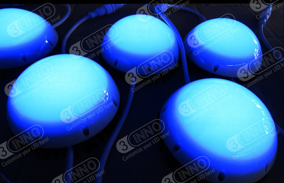 Waterproof 3W / 4.5W Stage Dia 120mm LED DMX Pixel Light With 120° Beam Angle