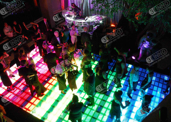 Indoor Concert LED Dancing Floor Display  SMD LED Lightweight Die Casting Cabinet