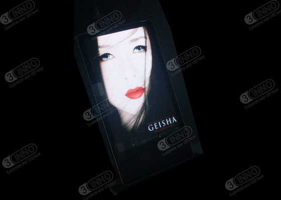 P5mm Advertising LED Digital Sign High Brightness Glass LED Poster