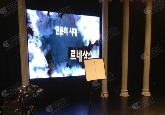 P4 Black SMD HD Indoor Advertising LED Screens High Resolution Led Wall