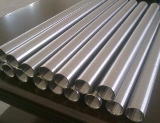 Round Grade 3 Seamless Titanium Pipe ASTM B337 B338 Of Condenser Tubes