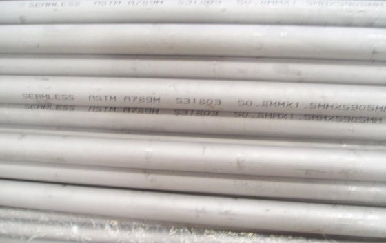 50mm Austenitic And Ferritic SS Duplex Pipe With ISO / BV / Lloyd Certificates