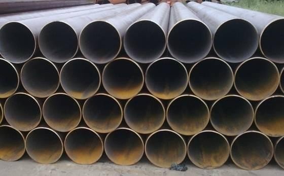 Large Diameter 24" ERW Steel Pipe , Longitudinal Straight API 5L Seamless Pipe